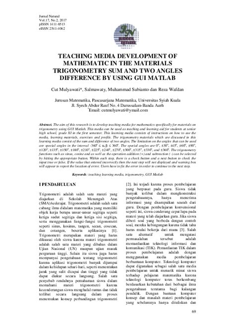 Pdf Teaching Media Development Of Mathematic In The Materials