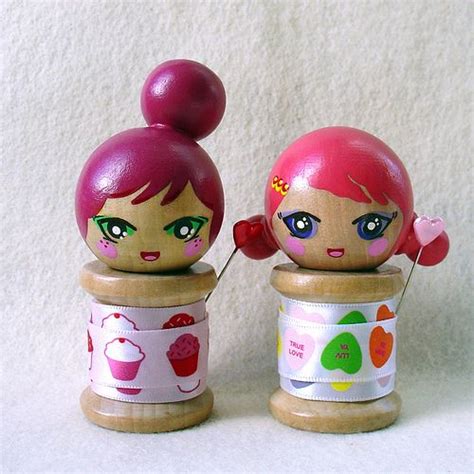 I ♥♥♥ Spool Dolls Spool Crafts Wooden Spool Crafts Doll Crafts