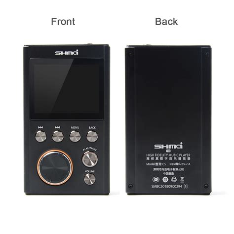 SHMCI C5 HIFI MP3 DSD Professional MP3 HIFI Music Player Support ...