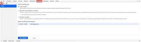 How To Use Google Chrome Memory Tab And Chrome Heap Snapshot