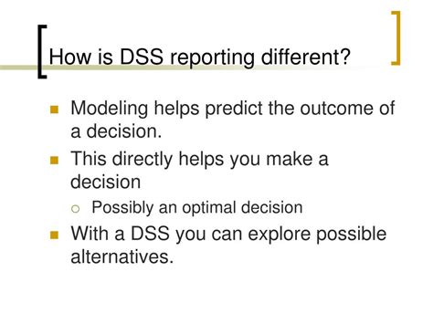 ppt mis vs dss powerpoint presentation free download id 1285911