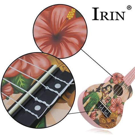 Basswood 21 Inch Pink Soprano Ukulele Ukelele Guit Vicedeal