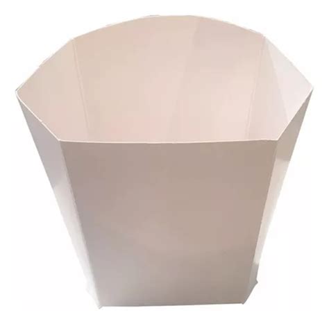 Caja Para Papas Fritas Blanca Sulfatada 700 Pza Envío Gratis