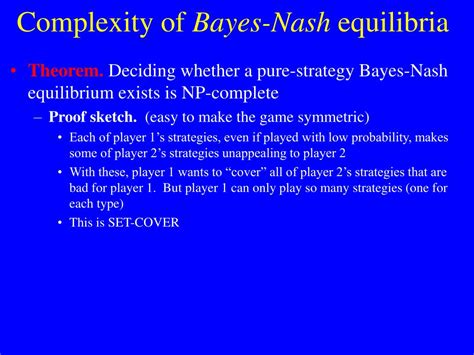 Ppt Complexity Results About Nash Equilibria Powerpoint Presentation