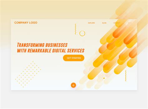 Tech Startup Landing Page On Behance