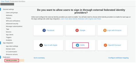 Cognito SAML Single Sign On SSO Using DNN SAML As IDP