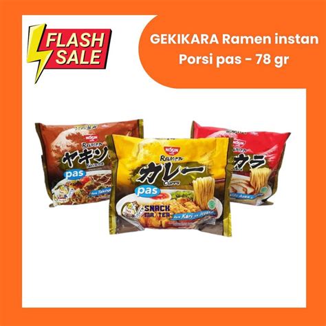 Jual NISSIN GEKIKARA RAMEN INSTAN PORSI PAS 78 GR TERMURAH Shopee