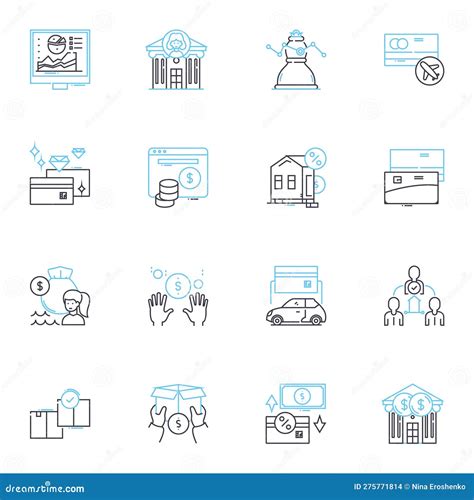 Grading Line Icons Collection Evaluation Ranking Assessment Scoring