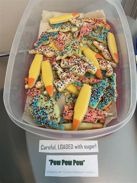 Association Of Firearm And Tool Mark Examiners On Twitter Yummy Firearm And Toolmark Themed