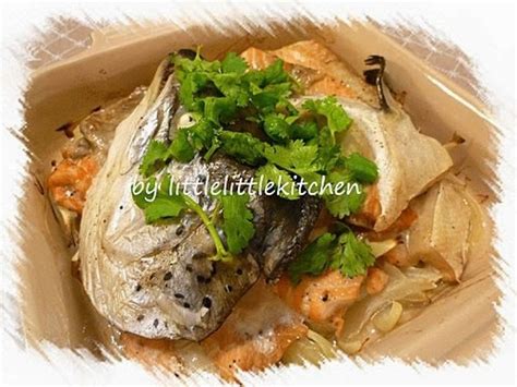 椒鹽洋蔥焗三文魚骨腩食譜做法 雲端小廚的Cook1Cook食譜分享