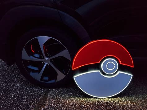 Pokeball Sign Large Edge Lit Led Neon Like Led Pokemon Etsy