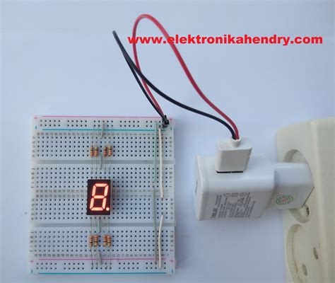 CARA MENGHIDUPKAN SEVEN SEGMENT ELEKTRONIKA HENDRY