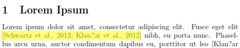 Apa Style Separator For Citing Multiple Sources In Bibtex Without