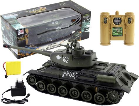 Czołg Zdalnie Sterowany T 34 RUDY 102 Akumulator 8106355972