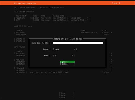 Installing Tnsr Using Software Raid Tnsr Documentation
