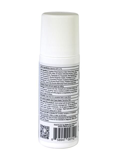 Cbd Living Freeze 300mg Roll On Tutti Oli