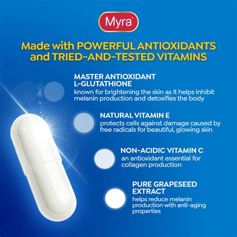 Myra Glow Radiance White With L Glutathione 30s Bottle Myra Ultimate
