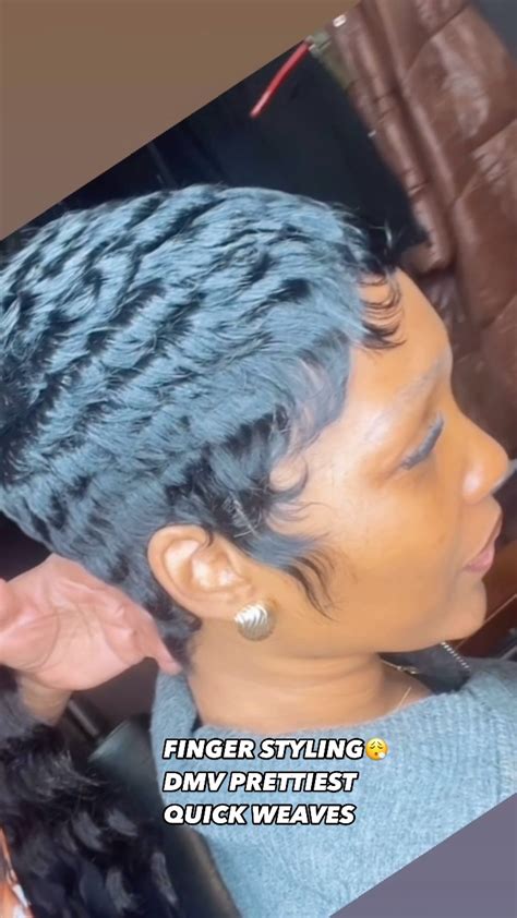 The Nikki Pixie ️ Finger Styled Her💕💋💅🏽 Trendsetter Dmv Prettiest Pixies And Quick Weaves