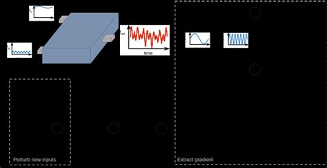 gradient descent in materio using homodyne gradient extraction hge