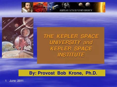 Ppt The Kepler Space University And Kepler Space Institute Powerpoint