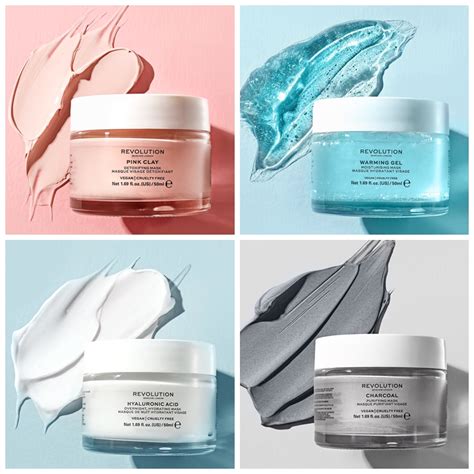Revolution Skincare Launch Four Face Masks For All Skin Types Makeup