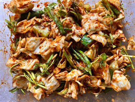 양배추 오이 김치 만드는법