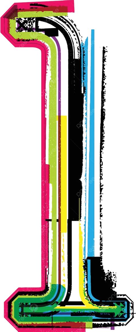 รูปตัวอักษรกรันจ์ที่มีสีสัน L ฟอนต์ L Abc เวกเตอร์ Png แบบอักษร หลี่