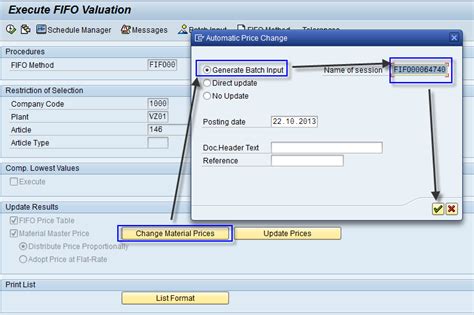 solved mrf1 update fifo valuation automatic batch inp sap