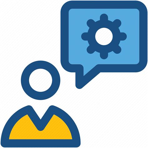 Chat Support Cog Customer Support Speech Bubble User Icon Download On Iconfinder