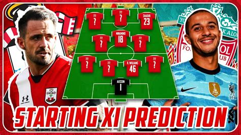 Thiago To Start Southampton Vs Liverpool Starting Xi Prediction