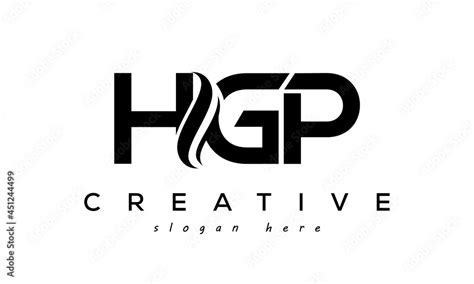 Letter Hgp Creative Logo Design Vector Stock Vector Adobe Stock