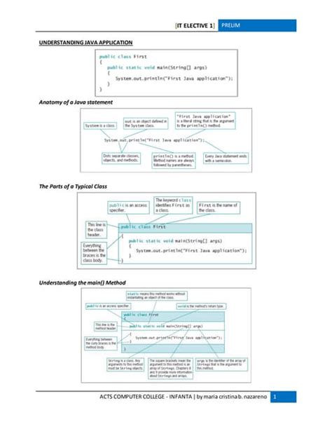 Analyzing Java Program Docx