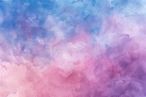 A Closeup Of A Vibrant Pink Blue And Purple Watercolor Background