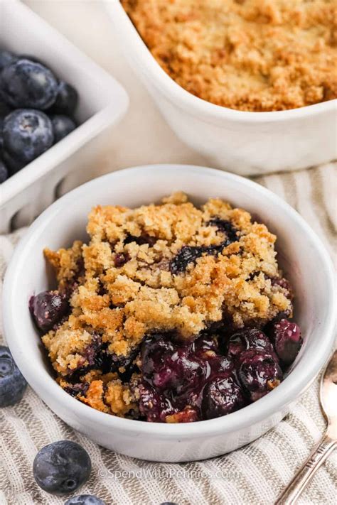 Blueberry Crumble Spend With Pennies