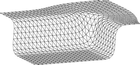 Finite Element Mesh For A Quarter Section Of A Rectangular Product Download Scientific Diagram