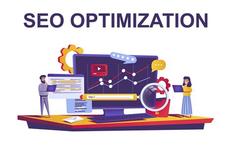 Seo Optimization Web Concept In Flat Style Vector Art At Vecteezy