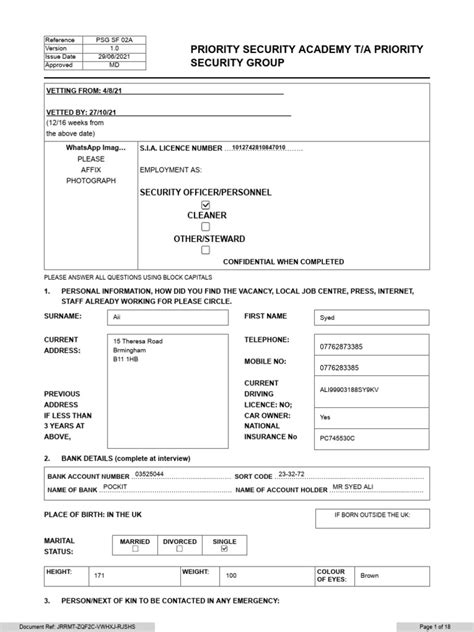 Priority Group Application Form Pdf