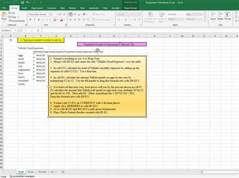 1 ﻿ Format Everything In Row 4 ﻿to Wrap Text2
