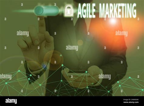 Text Sign Showing Agile Marketing Business Photo Text Focusing Team Efforts That Deliver Value