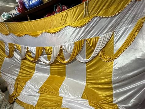 Embroidered Polyester Tent Designer Parda 10 Ft At ₹ 1250piece In Meerut