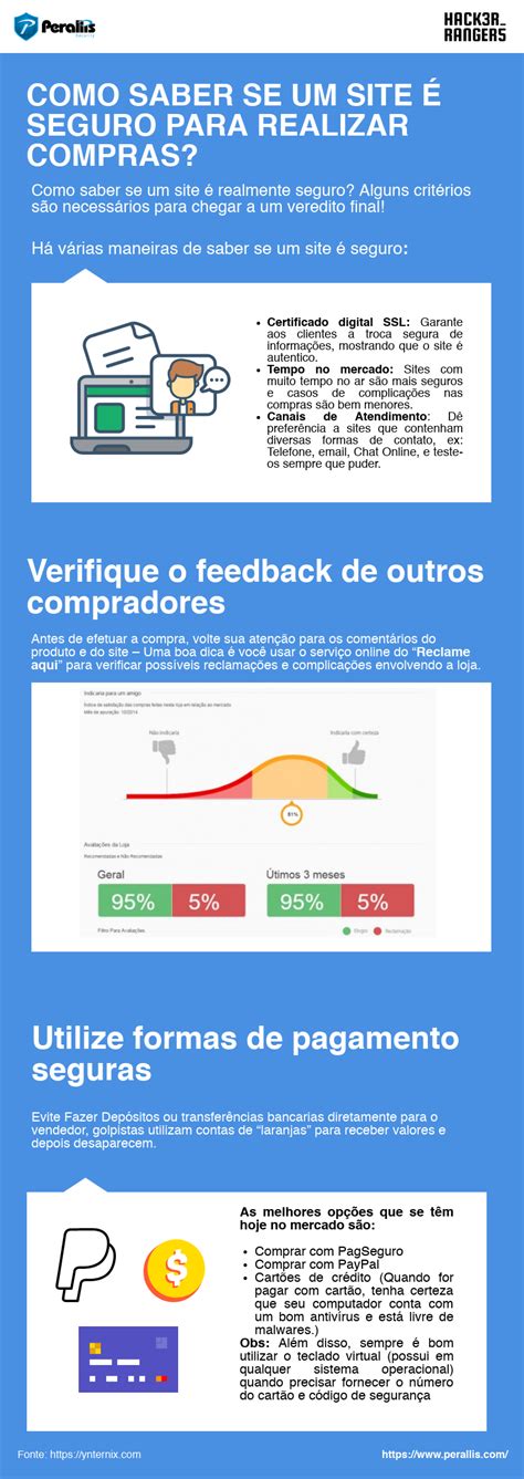 Como saber se um site é seguro para realizar compras Perallis Security