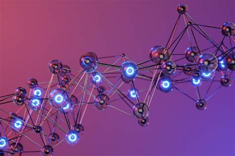 Premium Photo Purple And Blue Blur Background Glow Molecular