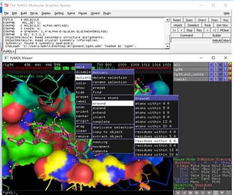 Pymol Sam Note