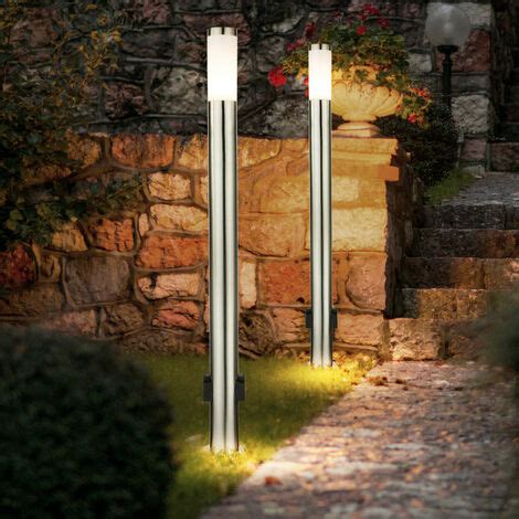 Lampada Da Terra Per Esterno Lampada Da Giardino Luce Di Percorso X Attacco Paletto Luminoso