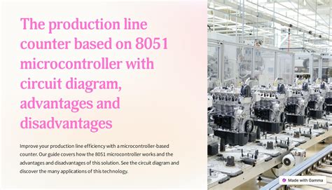 SOLUTION: The production line counter based on 8051 microcontroller with circuit diagram ...