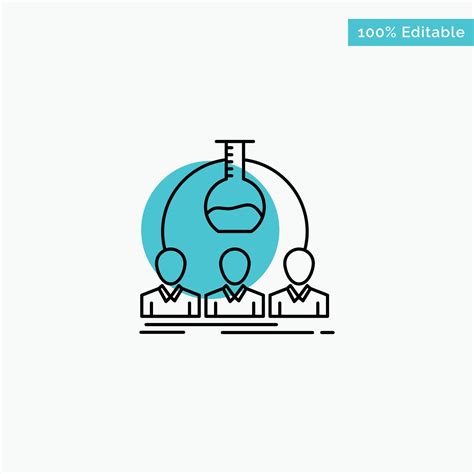 laboratory lab man experiment scientist turquoise highlight circle