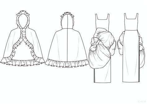 分享自己设计的作品 服装画服装设计手稿 穿针引线服装论坛