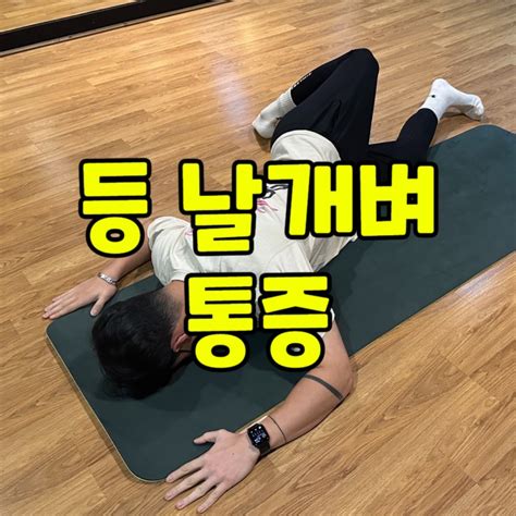 등 날개뼈 통증 있다면 3 가지 동작만 따라 하세요 네이버 블로그