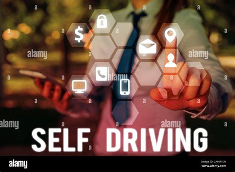 Handwriting Text Writing Self Driving Conceptual Photo Autonomous Vehicle Ability To Navigate