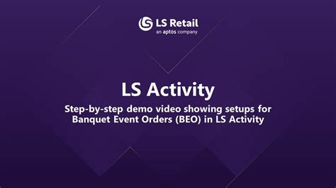 ls activity banquet event orders setup youtube